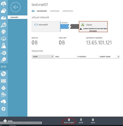 Disable Vpn Gateway In Azure Classic Vm Virtual Network Stack Overflow
