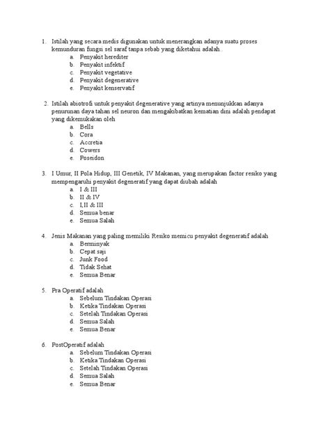 Soal Kdm Semester 2 Part 1 Pdf