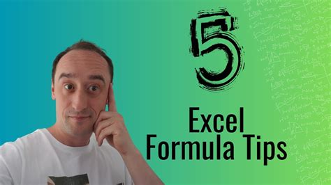 Excel Formula 5 Amazing Tips And Tricks Youtube