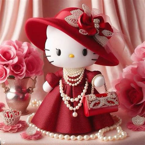 Fancy Hello Kitty Hello Kitty Art Hello Kitty Backgrounds Hello Kitty