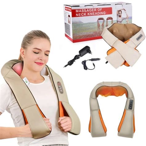 Роликовый Массажер для Спины и Шеи Massager Of Neck Kneading Sfy ...