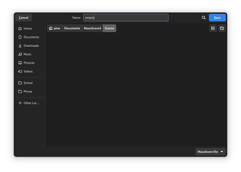 Saving A Score Without File Extension Saves The File As A Folder Not