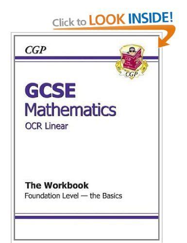 gcse maths ocr linear workbook foundation