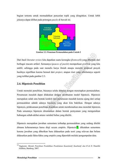 Metodologi Penelitian Pada Bidang Ilmu Komputer Dan Teknologi Informasi Pdf