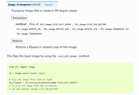 Python Imaging Library库Pillow Image transpose 的用法 大数据 亿速云