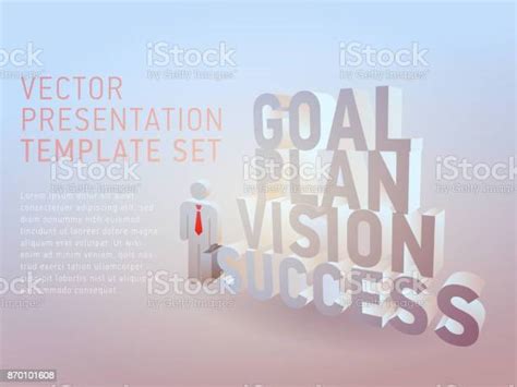 벡터 3d 비즈니스 테마 프레 젠 테이 션 서식 파일 설정 개념에 대한 스톡 벡터 아트 및 기타 이미지 개념 비즈니스