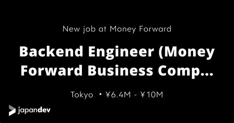 Backend Engineer Money Forward Business Company Warizan Group At Money Forward In Japan