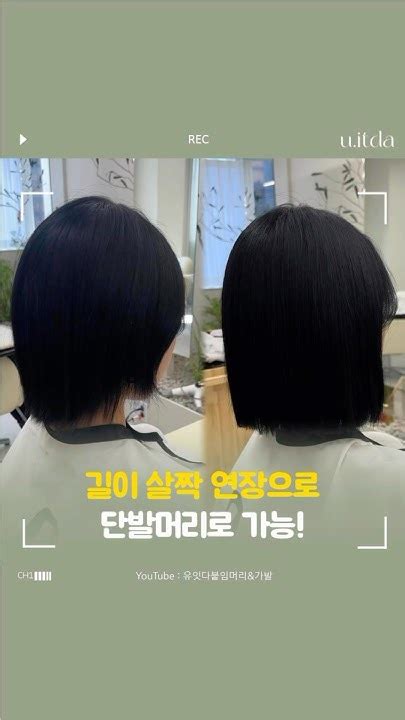 숏컷에서 단발로 숏컷붙임머리 단발붙임머리 숏컷에서단발붙임머리 유잇다붙임머리 Hairextensions Youtube