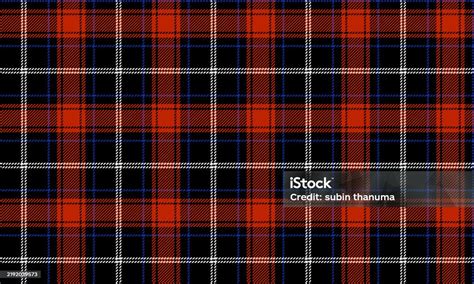 격자 무늬 직물 패턴 검정 빨강 흰색 눈길을 끄는 격자 크로스 라인은 섬유 및 옷 스커트 또는 장식용 직물 디자인을 위해 이음새가 없습니다 벡터 일러스트 레이 션 격자무늬에