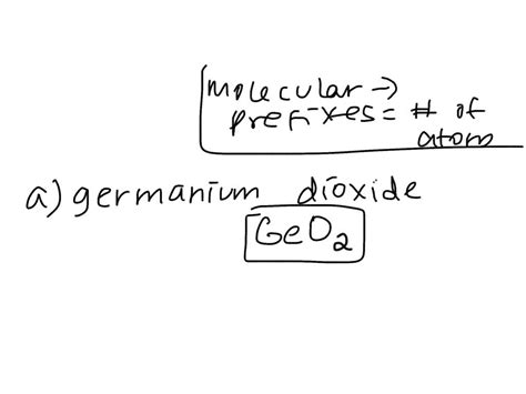 ⏩solved Give The Proper Formula For Each Name A Germanium Dioxide