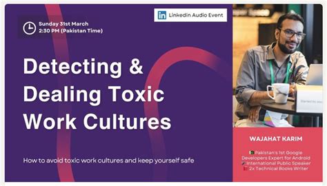 Going Live On Linkedin In Few Mins Lets Discuss Some Toxic Culture