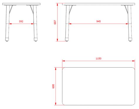 Mesa Escolar Rony Rectangular