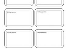 Report Question Card Template Word PSD File With Question Card Template Word Cards Design