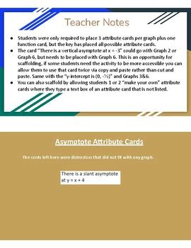 Rational Graph Matching Activity Key By Stuart Gordon TPT