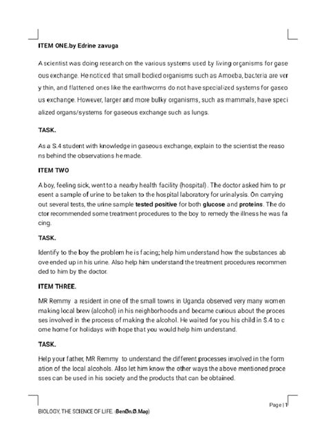 Biology Scenario Phoenix Pdf