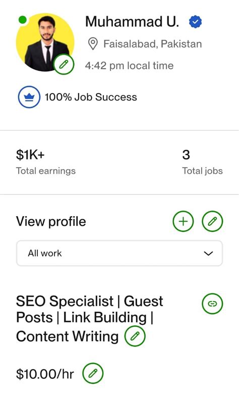 Muhammad Umer On Linkedin 🔥 100 Job Success On Upwork 🔥 Proud To