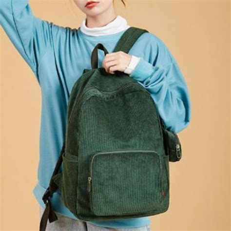 솔리드 골지 가을 겨울 백팩 코듀로이가방