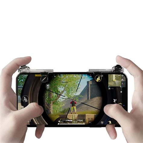 Pair Gamepad Trigger Mobile Game Controller Sensitive Shoot And Aim Triggers Key Fire Button