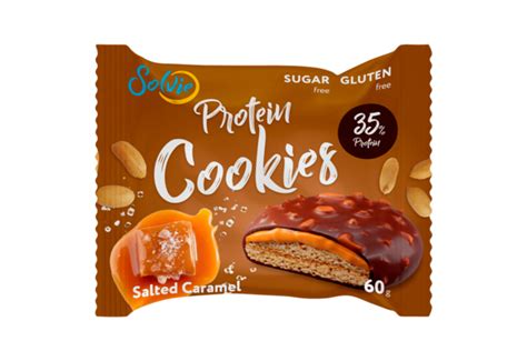 Печенье «Solvie» протеиновое Арахис с соленой карамелью, 60 г – купить ...