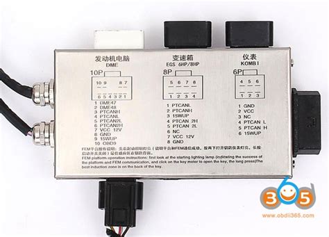 How To Connect And Use Bmw Fembdc Test Platform Car Key Programmer Blog