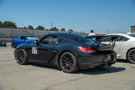 Porsche 987 Cayman S With 18 Sm 10 Wheels In Satin Black