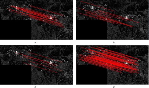Matching Results For Dataset 3 A Surf B Sift‐oct C Bf‐sift D
