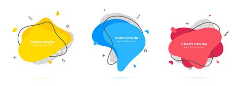 현대 액체 불규칙한 아메바 Blob 모양 추상 요소 그래픽 플랫 스타일 디자인 유체 벡터 일러스트 레이션 세트 0명에 대한 스톡 벡터 아트 및 기타 이미지 Istock