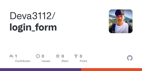 Login Form Index Html At Main Deva3112 Login Form GitHub