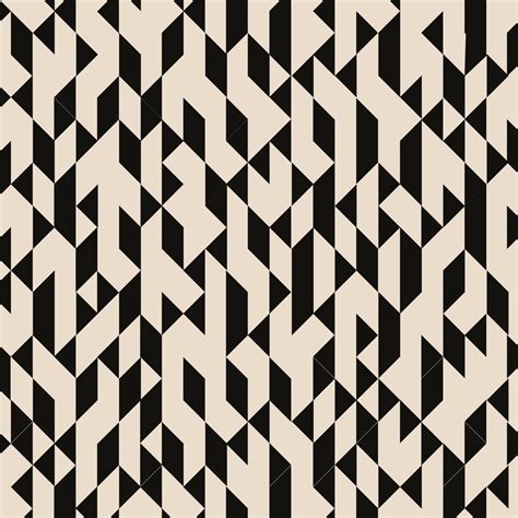 Abstract Geometric Black Triangles Structured Pattern On Brown Background 622200 Vector Art At