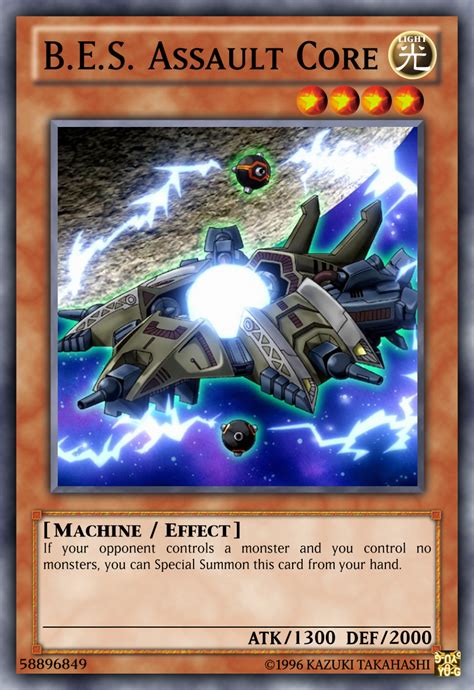 B E S Assault Core Yu Gi Oh Custom Card By The Kc Express On Deviantart