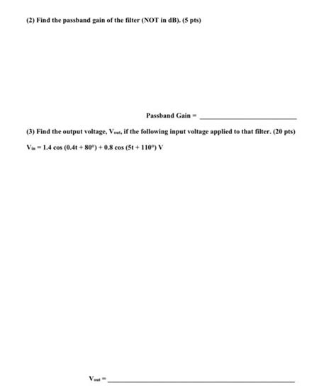 Solved Based On The Following Bode Plot Please Answer The Chegg