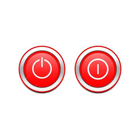 premium vector vector illustration of on and off button design on a