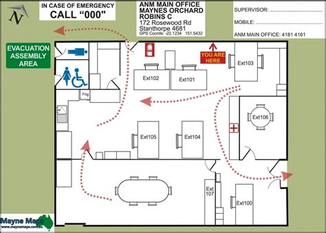 Evacuation Route Map