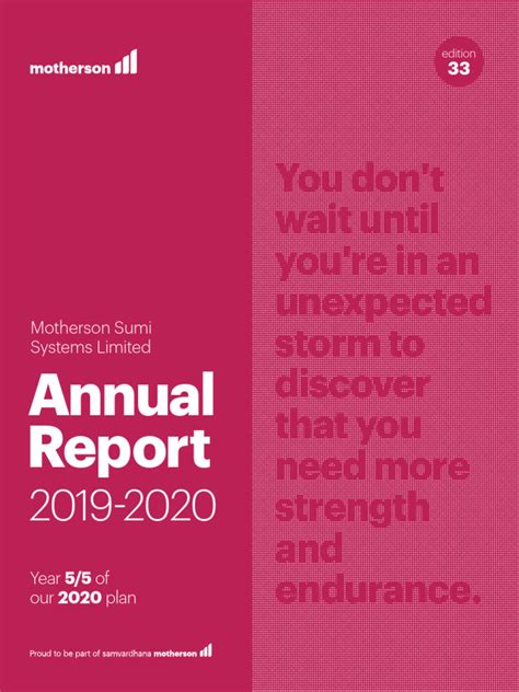 Mssl Annual Report 19 20 Pdf Business Economies