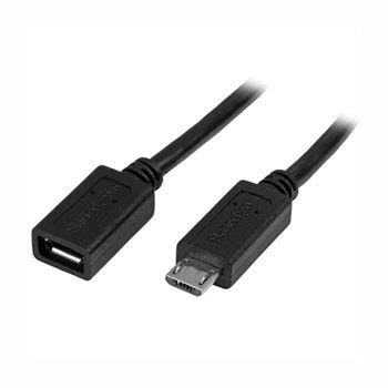 Cm Micro Male To Female USB Extension Cable From StarTech Com LN USBUBEXT CM SCAN UK