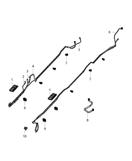 68166771ab Genuine Mopar Fuel Supply Tube