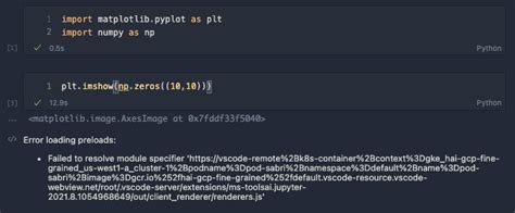 Plots Do Not Render In Jupyter Notebooks On Remote Container Issue 126845 Microsoft Vscode
