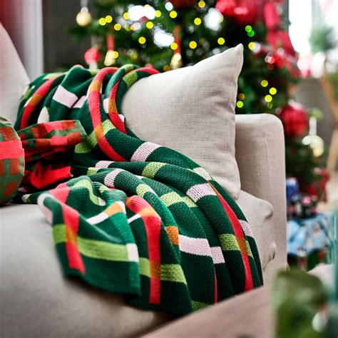 Vinterfint Throw Multicolour 130x170 Cm Ikea