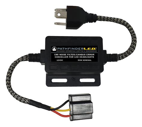 Pathfinderled H4 Emi Noise Filter With Canbus Error Canceller