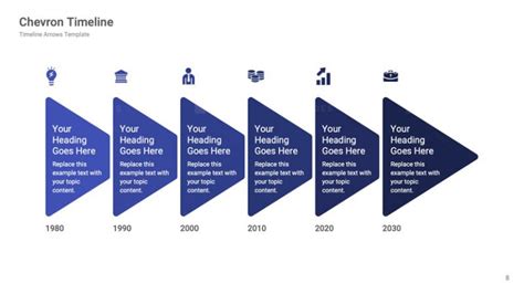 Best Arrow Timelines Diagram PowerPoint PPT Template For FlySlides