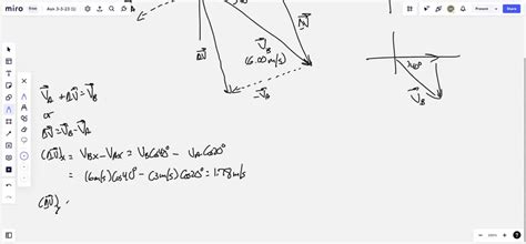 initial velocity vector va has a magnitude of 3 00 meters per second