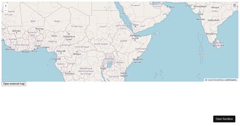 External Map Forked Codesandbox
