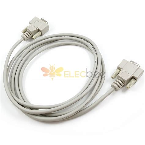 Elecbee 9 Pin Serial COM Data Cable DB9 Male To Female Extended RS232 Cable1 Meter