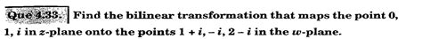 Solved Ad 1 2 33 Find The Bilinear Transformation That