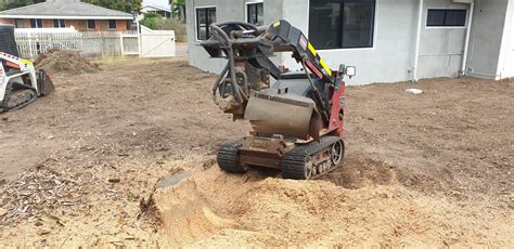 Stump Grinding The Avenues Property Services And Civil Excavation
