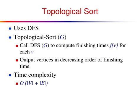 ppt topological sorting and least cost path algorithms powerpoint