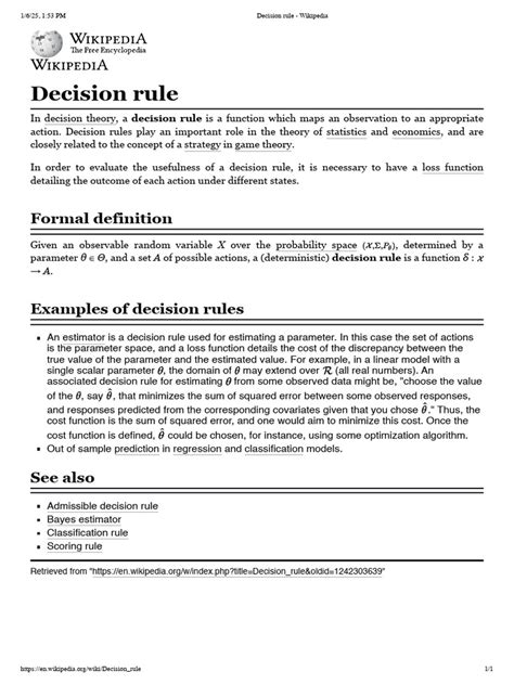 Decision Rule Wikipedia Pdf Decision Rule Wikipedia Pdf