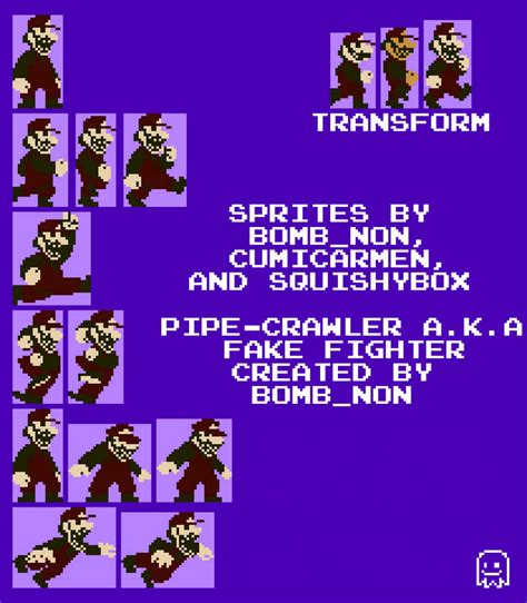 Mario 85 Faker Fighter Sprite Sheet By Sdon3 On Deviantart