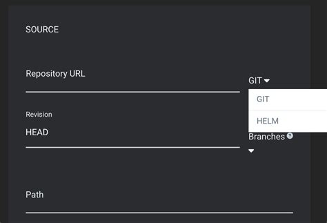 How To Create Argocd Application Of Type Git Instead Of Helm