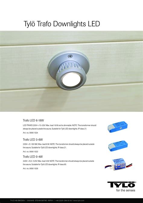 Tylo Trafo Downlights Led — Spakõ